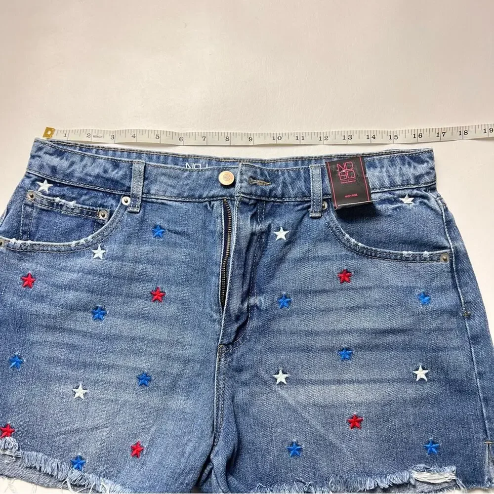 No Boundaries | Shorts | No Boundaries Womens Star Print Embroidery ...